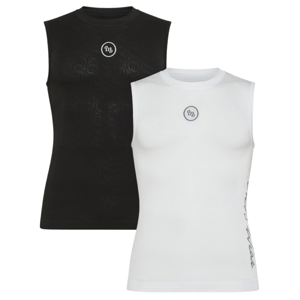 MBwear Freedom Sleeveless Base Layer (2 Pack) in Black White for Men – DSTNC