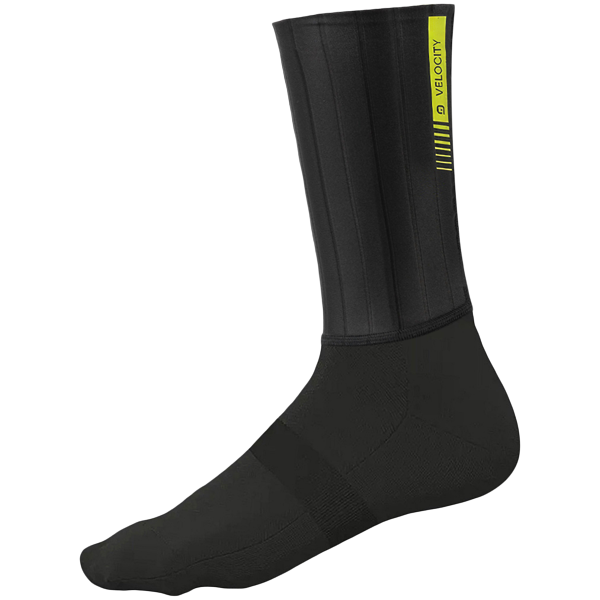 Alé Aero Wool Socks in Black Yellow Fluo – DSTNC