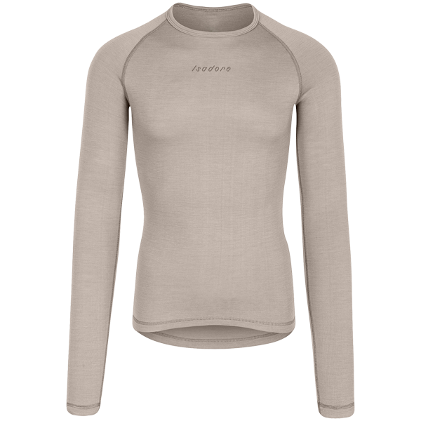 Isadore Merino Long Sleeve Base Layer in Off White for Men – DSTNC