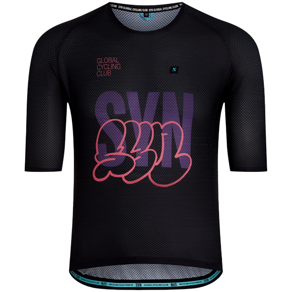 SYN Training Design Lab Zipless Jersey in Crossed Black for Men – DSTNC