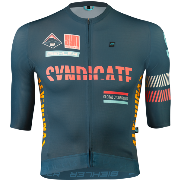 Biehler Syndicate Pro Race Team Jersey in Bahama for Men – DSTNC