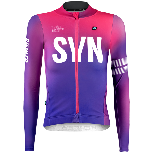 Biehler Syndicate Thermal Rain Long Sleeve Jersey 2.0 in Candy Rush for ...