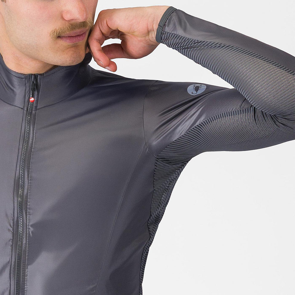 Castelli Aria Shell 2 Jacket in Dark Grey for Men – DSTNC