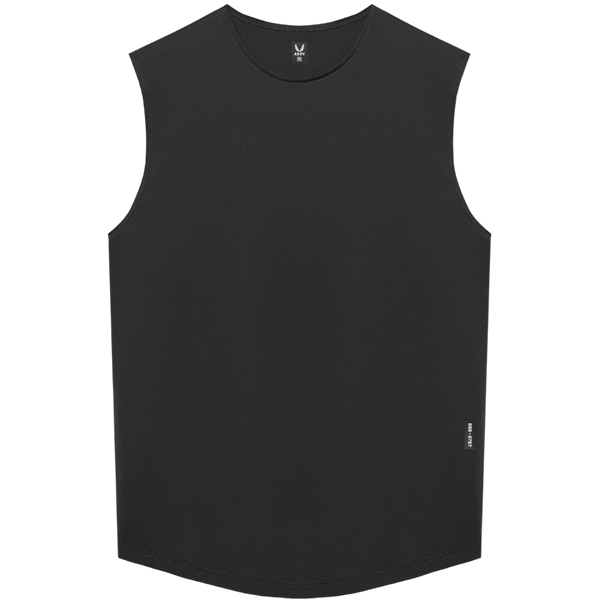 ASRV AeroSilver® Cutoff Tank in Black for Men – DSTNC