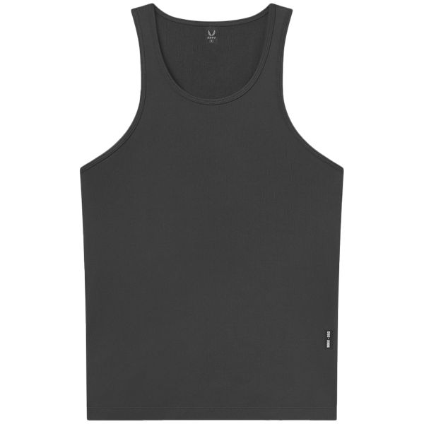 ASRV Creora® Tech Ribbed Tank in Space Grey for Men – DSTNC