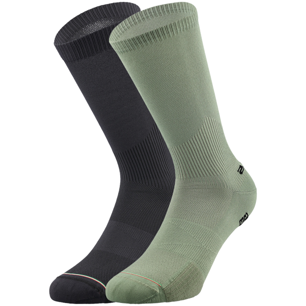 Q36.5 Ultra Long Socks (2 Pairs) in Black Sage – DSTNC