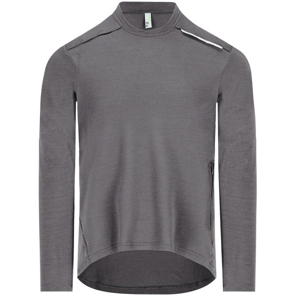 Q36.5 Adventure Tech Long Sleeve T-Shirt in Anthracite Grey for Men – DSTNC