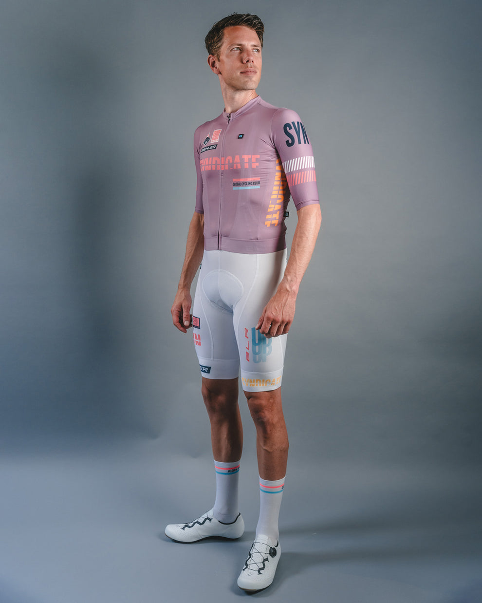 Biehler Syndicate Pro Race Team Jersey in Granny for Men – DSTNC