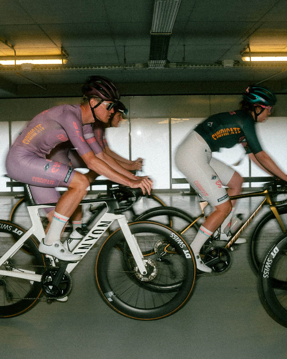 Biehler Syndicate Pro Race Team Skinsuit in Dry Rose for Men – DSTNC