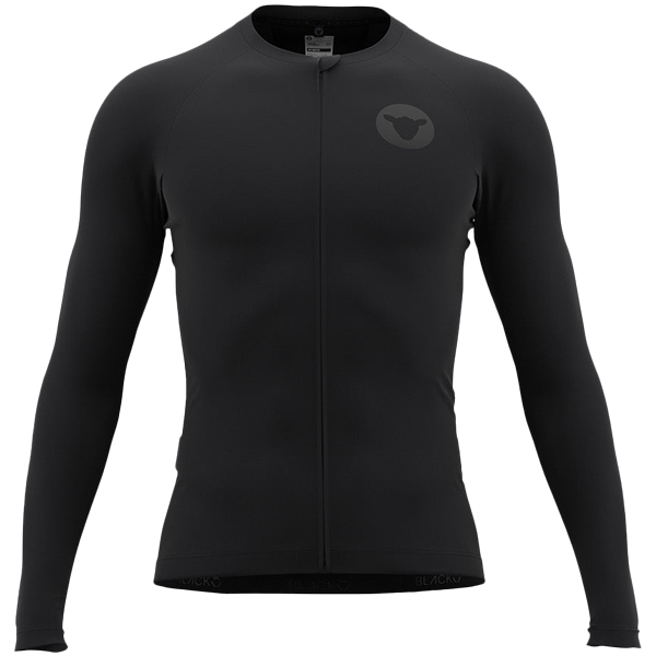 Black Sheep Cycling Tour Long Sleeve Jersey in Black for Men – DSTNC