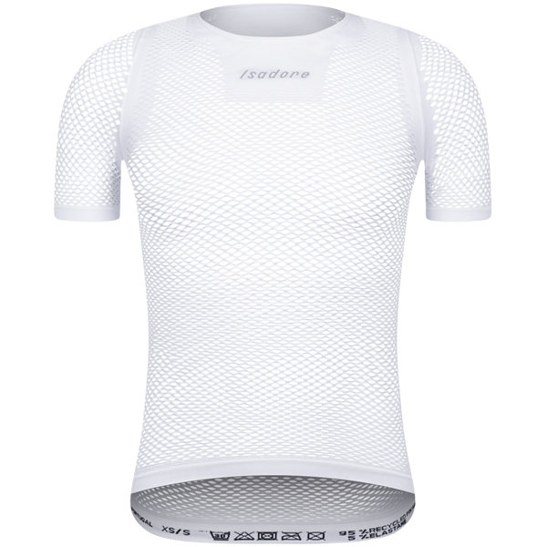 Isadore Seamless Short Sleeve Unisex Base Layer in White – DSTNC