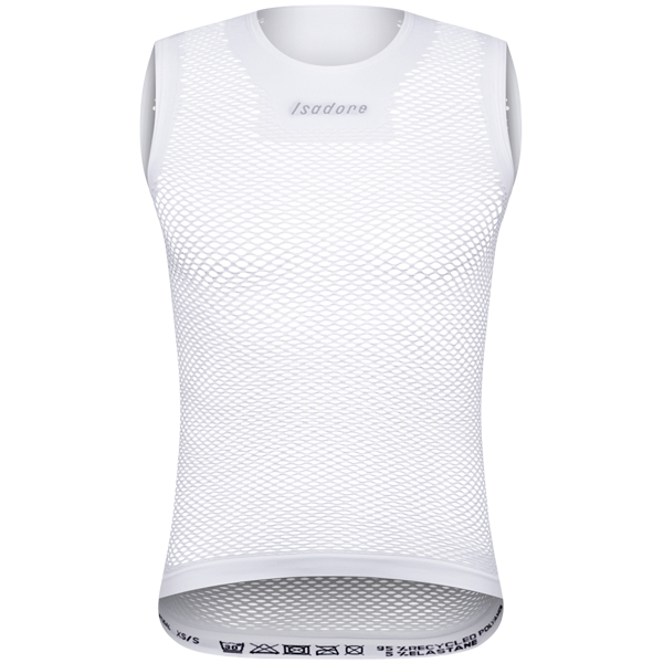 Isadore Seamless Sleeveless Unisex Base Layer in White – DSTNC