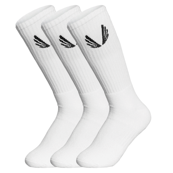 ASRV Essential Crew Socks (3 Pairs) in White – DSTNC