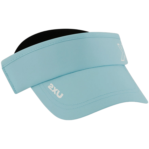 2XU Performance Visor in Retro Blue White – DSTNC