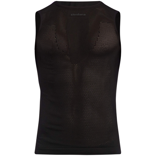 Giordana Ultralight Knitted Sleeveless Base Layer in Black for Men – DSTNC