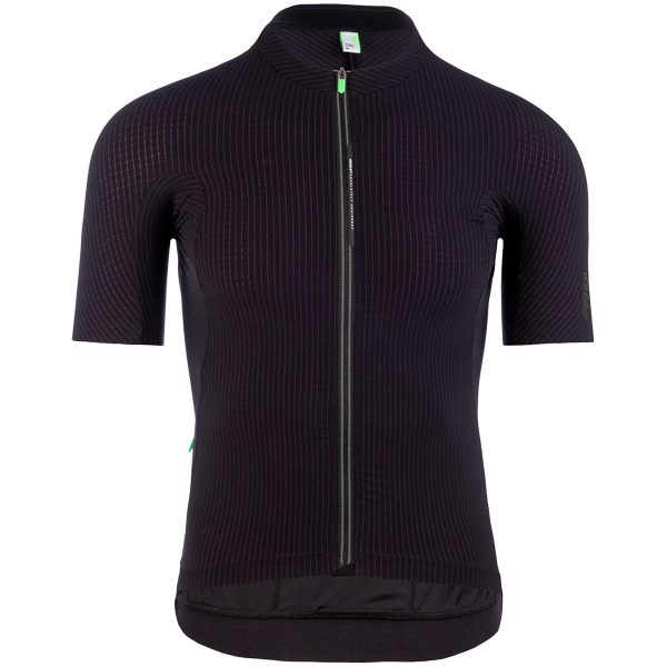 Q36.5 Pinstripe X Short Sleeve Jersey in Black for Men – DSTNC