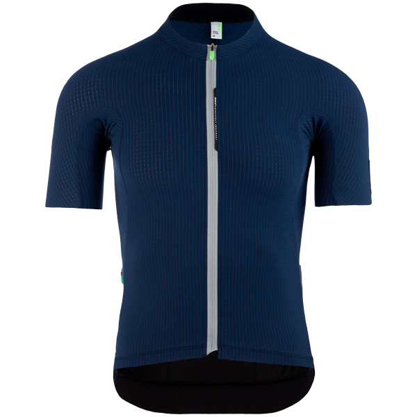 Q36.5 Pinstripe X Short Sleeve Jersey in Navy for Men – DSTNC