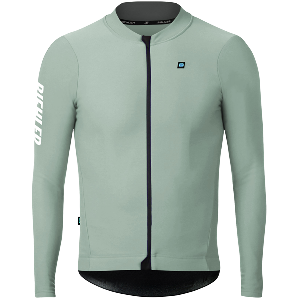 Biehler Thermal Rain Long Sleeve Jersey in Green Ash for Men – DSTNC