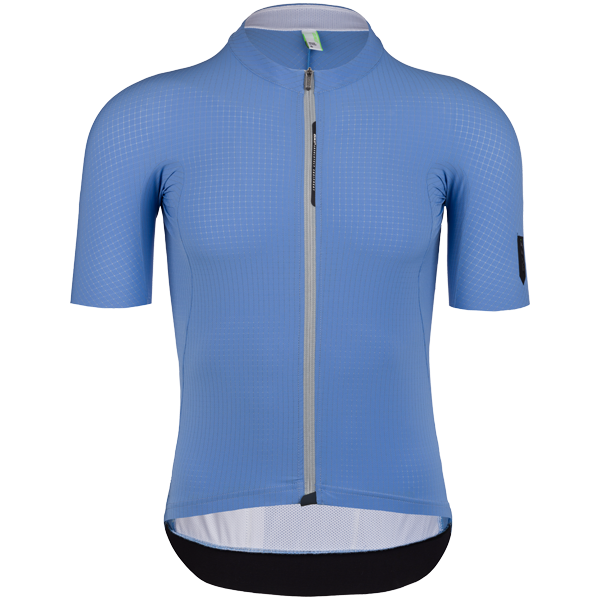 Q36.5 Pinstripe X Short Sleeve Jersey in Cobalto for Men – DSTNC