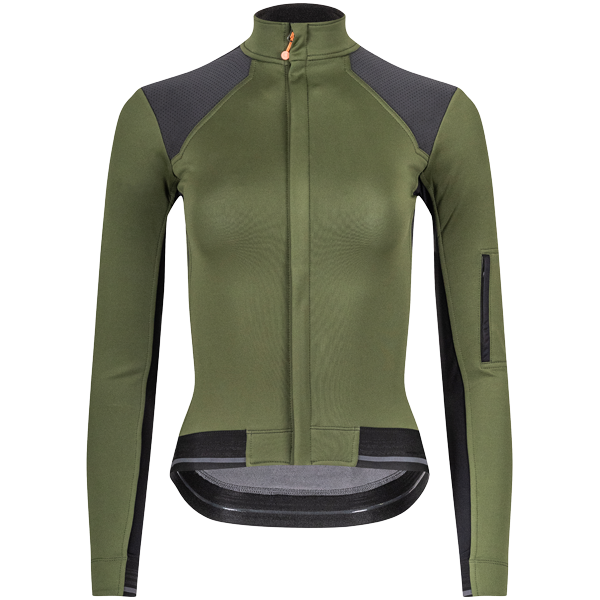 Isadore Signature Deep Winter Softshell Jacket in Olive for Women – DSTNC