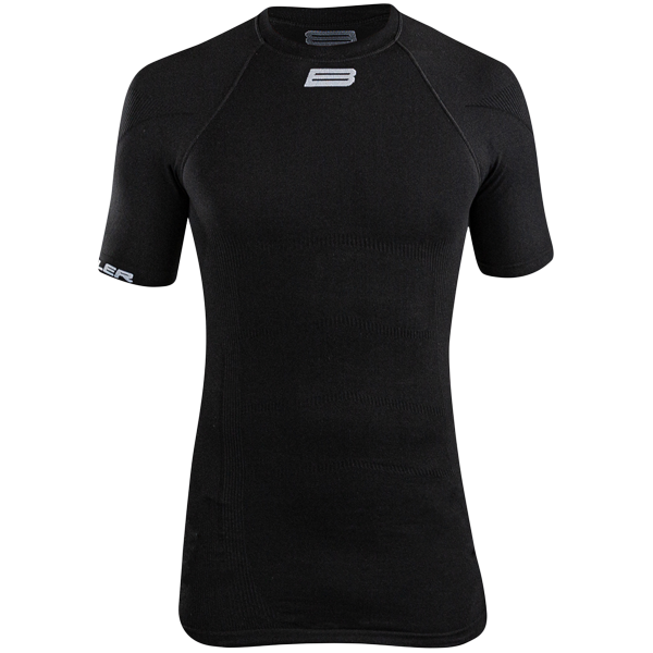 Biehler Seamless Pro Short Sleeve Base Layer in Black for Men – DSTNC